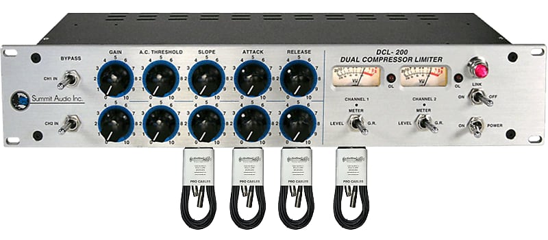 New Summit Audio DCL-200 Dual Channel Compressor/Limiter | Reverb
