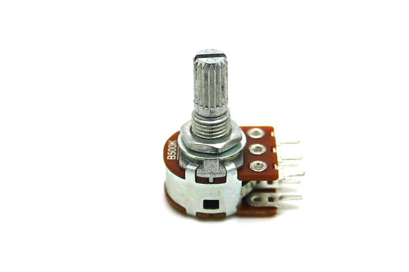MINI DUAL POTENTIOMETER ALPHA B500K 500K 16mm LINEAR PC | Reverb UK