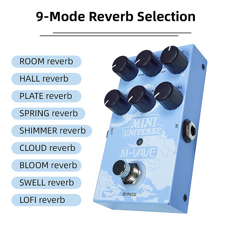 Brand New M-VAVE Mini Universe Guitar Digital Reverb Effect | Reverb