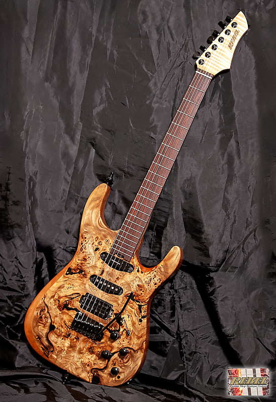 Double Cutaway Exotic Wood Strat Style with Custom | Reverb Australia