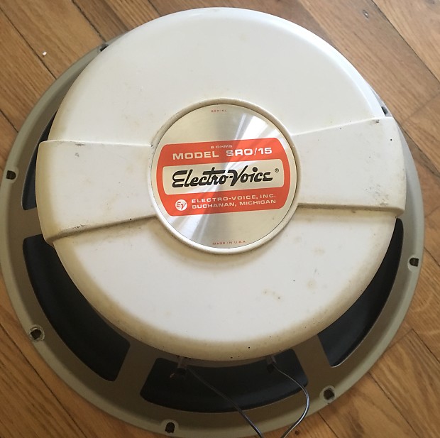 Electro-Voice SRO / 15 > 70s 15" speaker 8 ohm Tested | Reverb