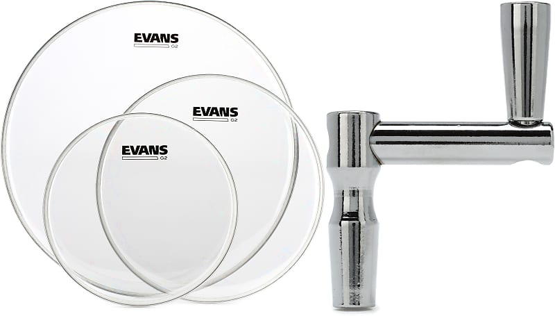 Evans G2 Clear 3-piece Tom Pack - 10/12/16 inch Bundle with | Reverb