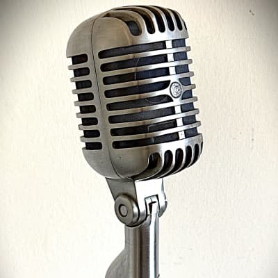 Vintage 1960's SHURE 55AS Microphone, working great w/stand & | Reverb