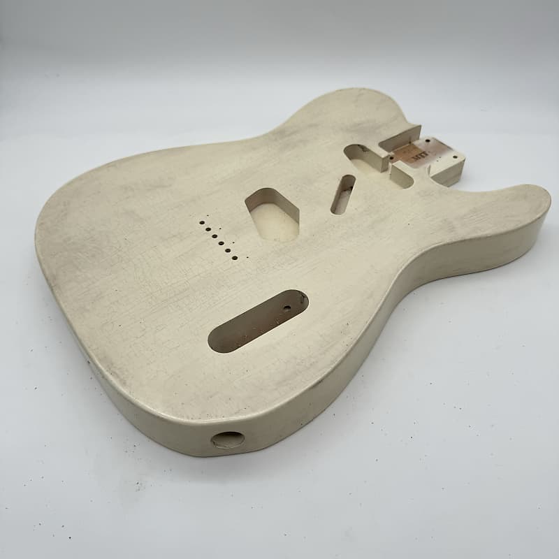 MJT USA Telecaster Relic Body Alder Olympic White Nitro New | Reverb
