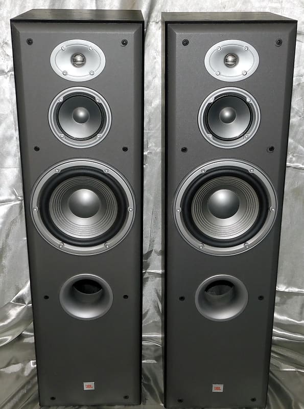 JBL E60 compact tower speakers | Reverb
