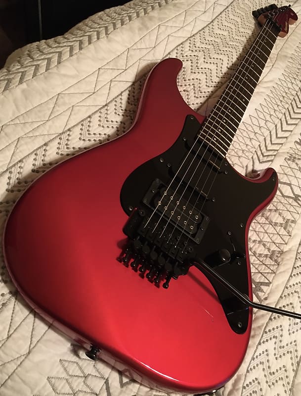Fernandes The Function FST-55 Made in Japan 80’s model Red | Reverb