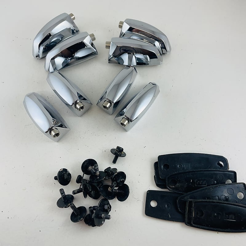 8 x Pearl Bass Drum Lugs | 00's Export | 50mm Spacing | | Reverb