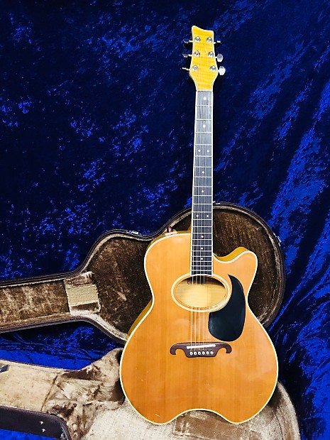 Daion Caribou 1982 Acoustic Electric Natural Finish Japan | Reverb