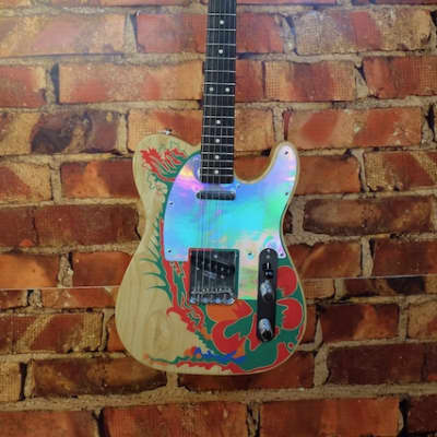 Johnson Telecaster 2018 - Natural - Jack Daniels Whiskey | Reverb