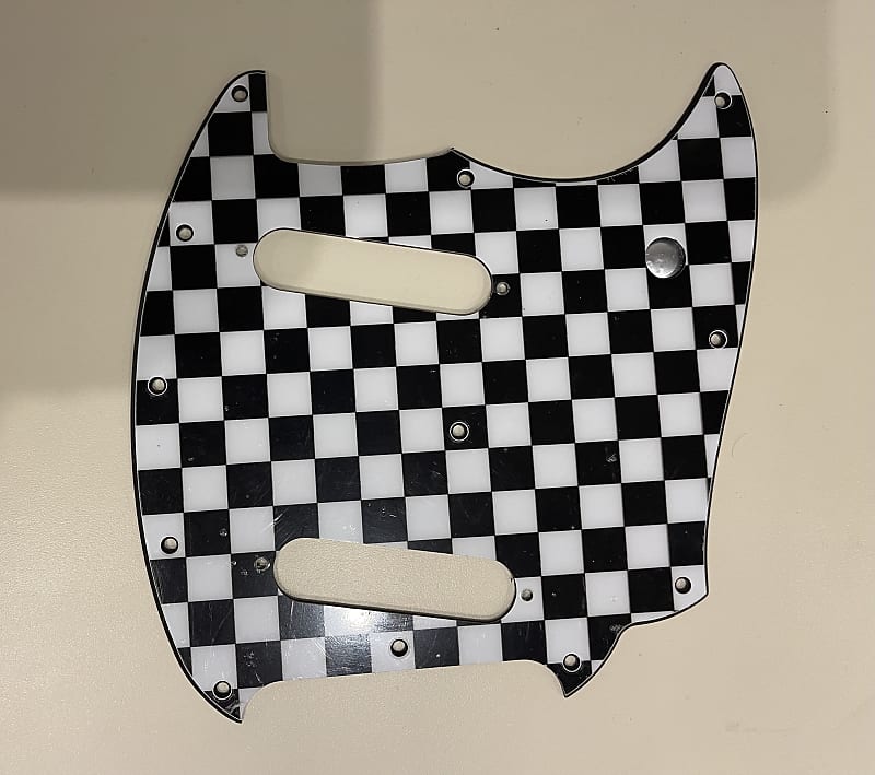 WD Custom Pickguard Fender Mustang Performer 2021 - Black and | Reverb