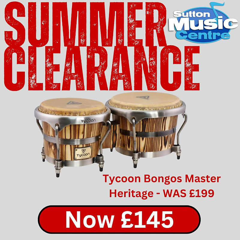 Tycoon Bongos Master Heritage Series | Reverb