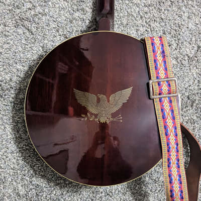 Vintage Kent 5-string Resonator Banjo w/ Eagle Design on | Reverb