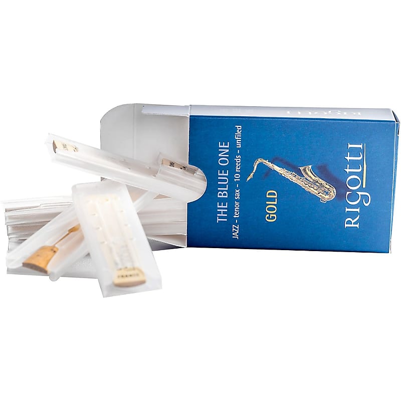 Rigotti Gold Tenor Saxophone Reeds Strength 3 Light | Reverb