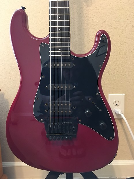 1988 Westone Challenger WE3400 Candy Apple Red HSS w/ Fender | Reverb