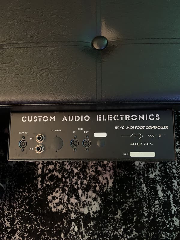 Custom Audio Electronics RS-10 Midi Foot Controller 1996 | Reverb