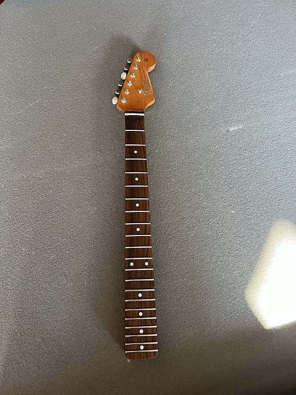 Roasted Maple Fender Stratocaster neck with Rosewood | Reverb