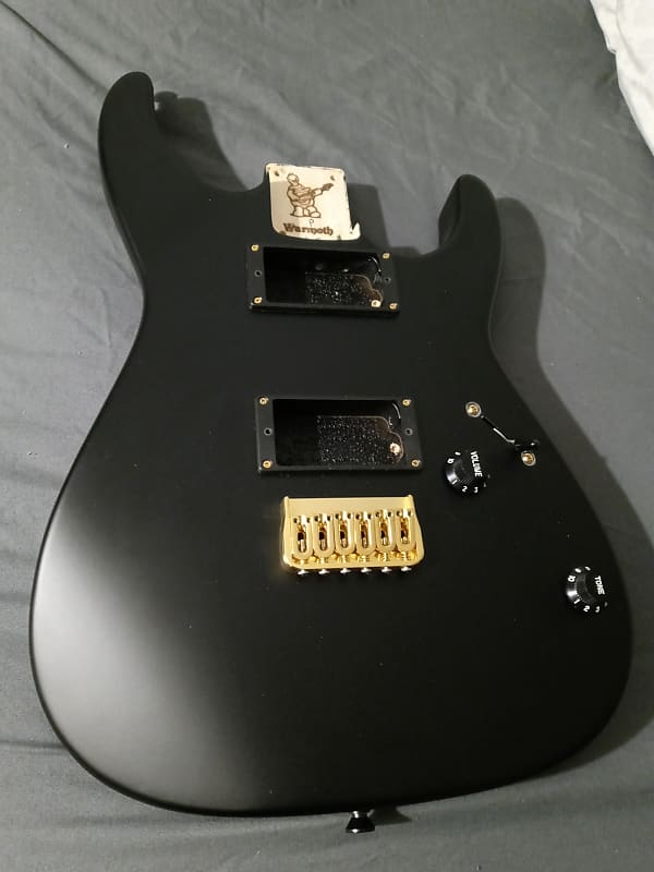 Warmoth Soloist Body Loaded 2021 Satin Black | Reverb
