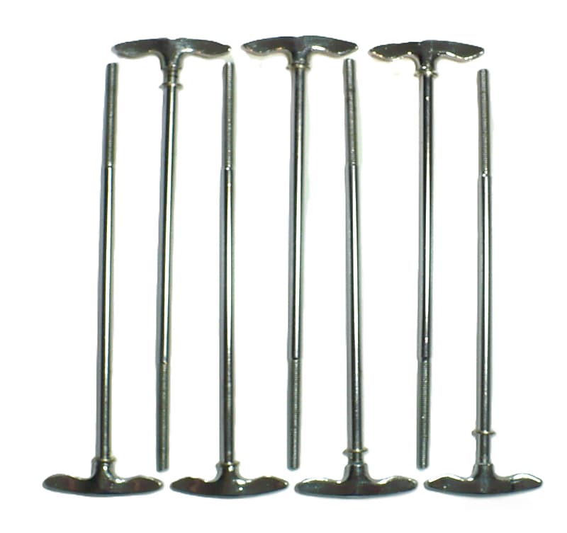 Pearl(?) Tension Rods 6mm Thread / 8.25" Long / Lot of 7 | Reverb