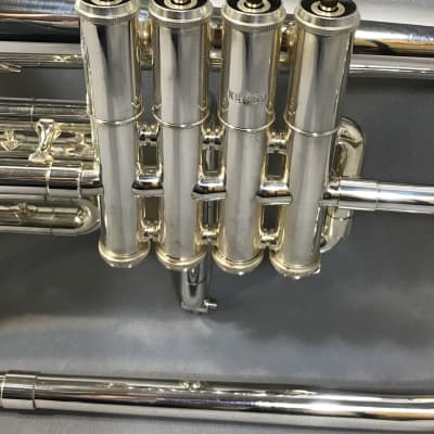 Getzen Eterna Silver-Plated 4-Valve Flugelhorn, Serviced | Reverb