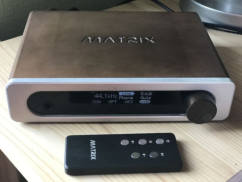 Matrix Mini-I Hi-Fi DAC/Headphone Amp With Remote | Reverb UK