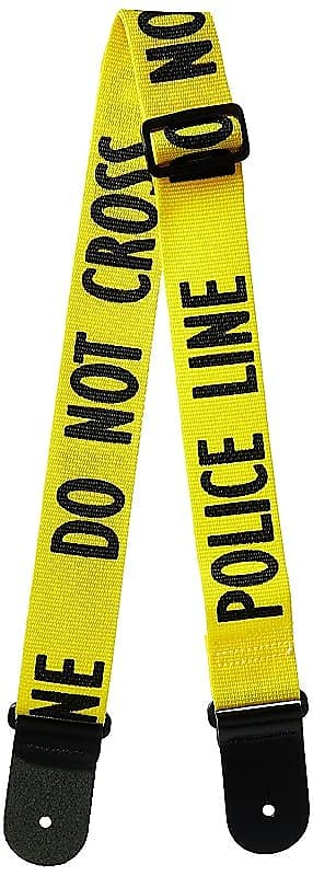 Fort Bryan POLICE LINE GUITAR STRAP | Reverb