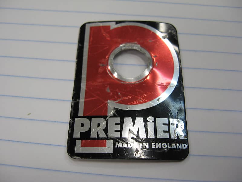 Premier Badges 80's black/red | Reverb