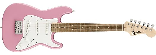 Squier Mini Strat Shell Pink | Reverb