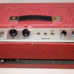 Teisco 71R Tube Amplifier 1960's Aged Red Sparkle | Reverb
