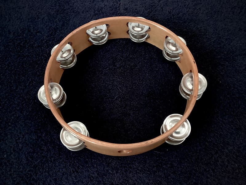 Ludwig 10” Headless Tambourine Double Row Solid Rock Maple | Reverb