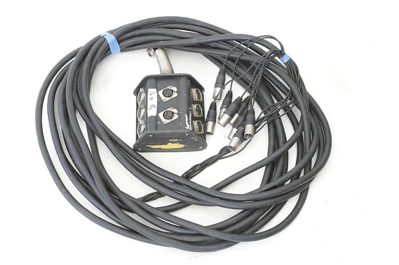 8 way 14m long analogue audio multi core multicore stage box | Reverb