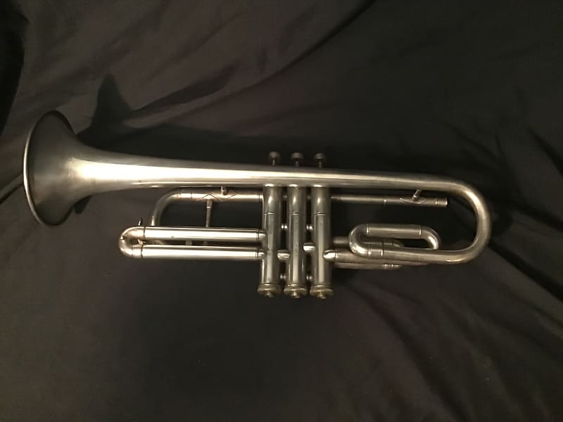 Pan American 90A Long Cornet Silver | Reverb