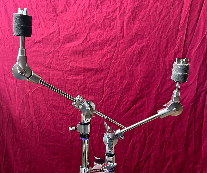 Yamaha 800 Series Double Cymbal Stand with 750 series cymbal | Reverb