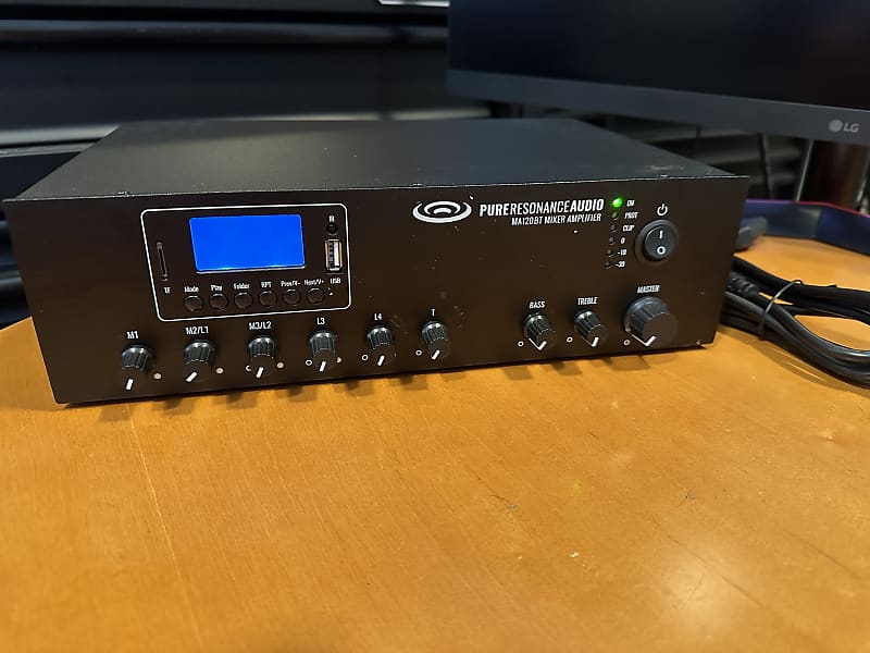 SALE TODAY PURE RESONANCE MA120BT MIXER AMPLIFIER 2021 - | Reverb