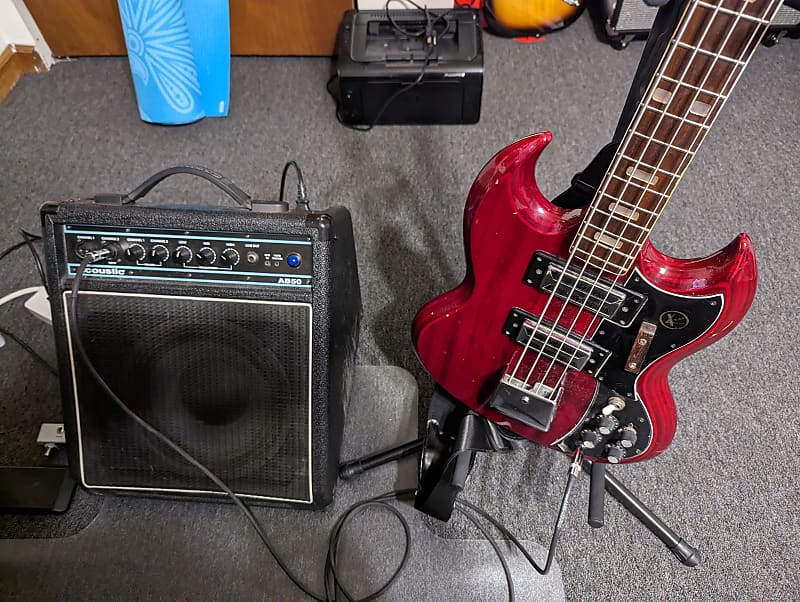 Kay K-2B Short Scale Bass & Acoustic 50W Bass Amp | Reverb