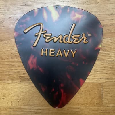 Fender Pick Sign 2000s - Metal | Reverb