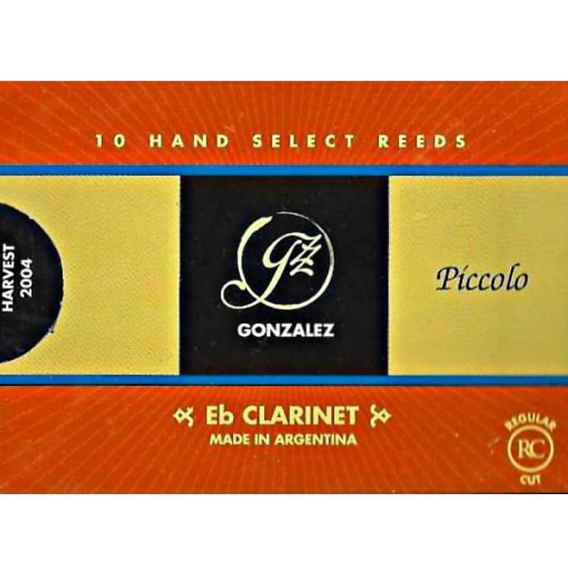 Gonzalez Eb Clarinet Reeds, Strength 3.25, Box of 10 | Reverb
