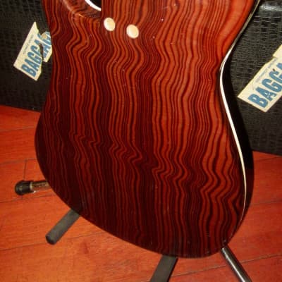 ~1965 Premier Multivox E-781 Scroll Guitar Brown Swirl | Reverb