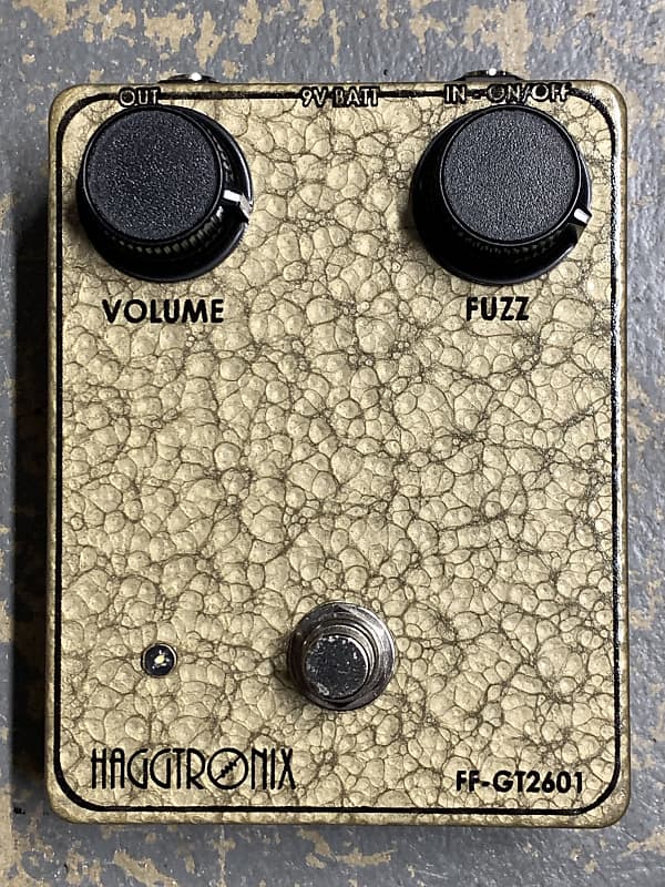 HAGGTRONIX FF-GT2601 P2P Germanium Fuzz Face Hammered Gold | Reverb