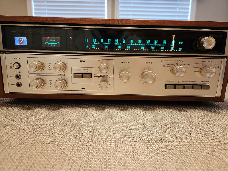 Sansui QRX-3500 Early-70s - Wood | Reverb