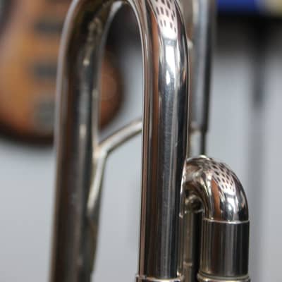 Calicchio 1S7 Bb M/L Trumpet NOS Los Angeles 1978 Silver | Reverb