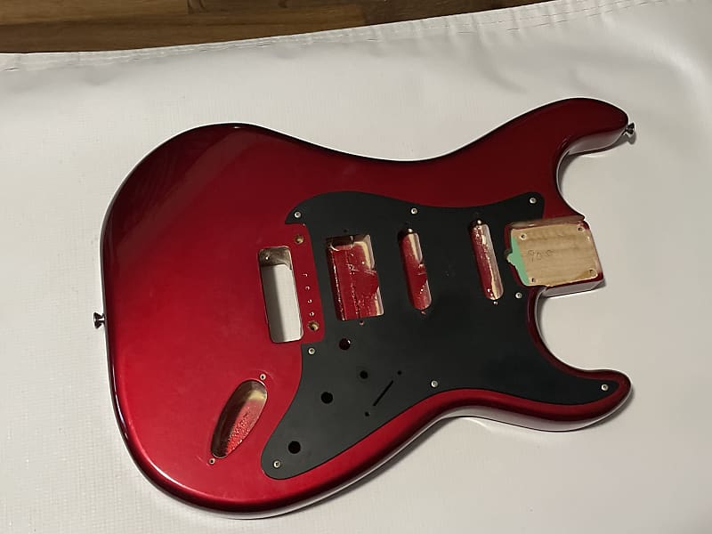 1984 Japan Kramer Focus 3000 Red Guitar Body Floyd Ready w/ | Reverb