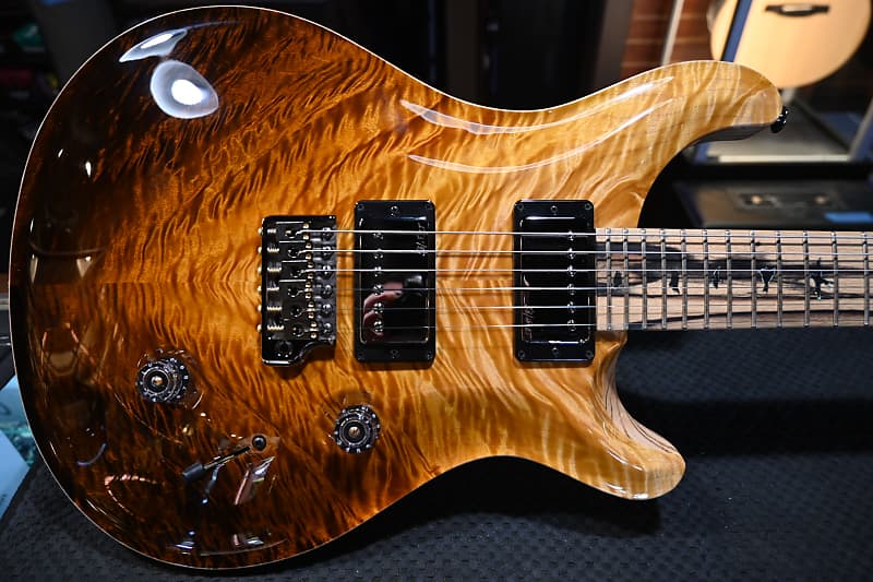 PRS Private Stock Custom 24 Pale Moon Ebony - Sandstorm | Reverb