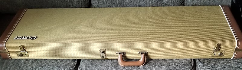 Carvin Tweed Hard Shell Case 1990s - Tweed - Fits 34" Scale | Reverb