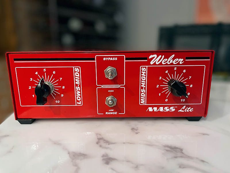 Weber Speakers Mass Lite 50-Watt Attenuator 2010s - Red | Reverb