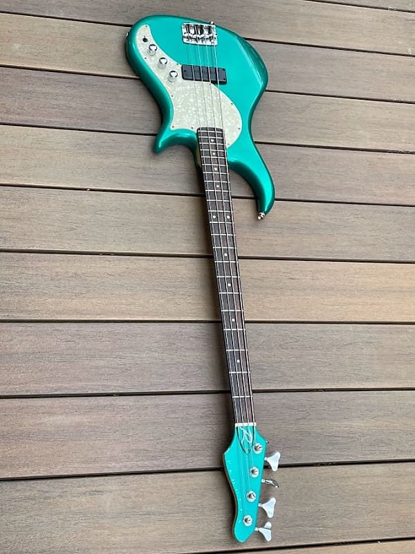 Pedulla Rapture Bass 1990's Teal Bartolini | Reverb