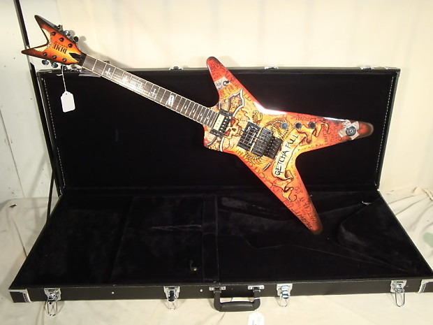 Dean Dime-Bonics ML “Getcha Pull” Guitar with The Hard Shell | Reverb