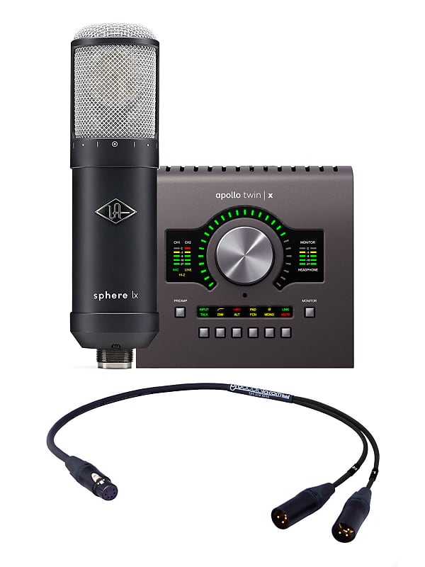 Universal Audio Sphere LX Modeling Microphone w/ Apollo Twin | Reverb