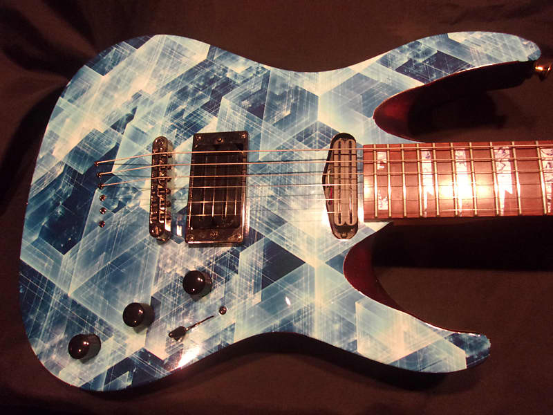 Mitchell MD-300 with graphic wrap | Reverb