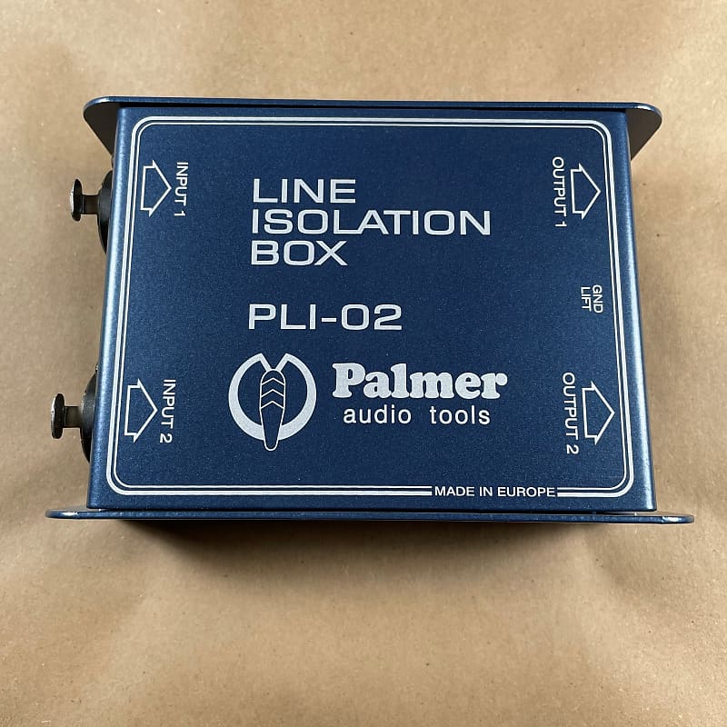 Palmer PLI02 2 Channel Line Isolation Box | Reverb