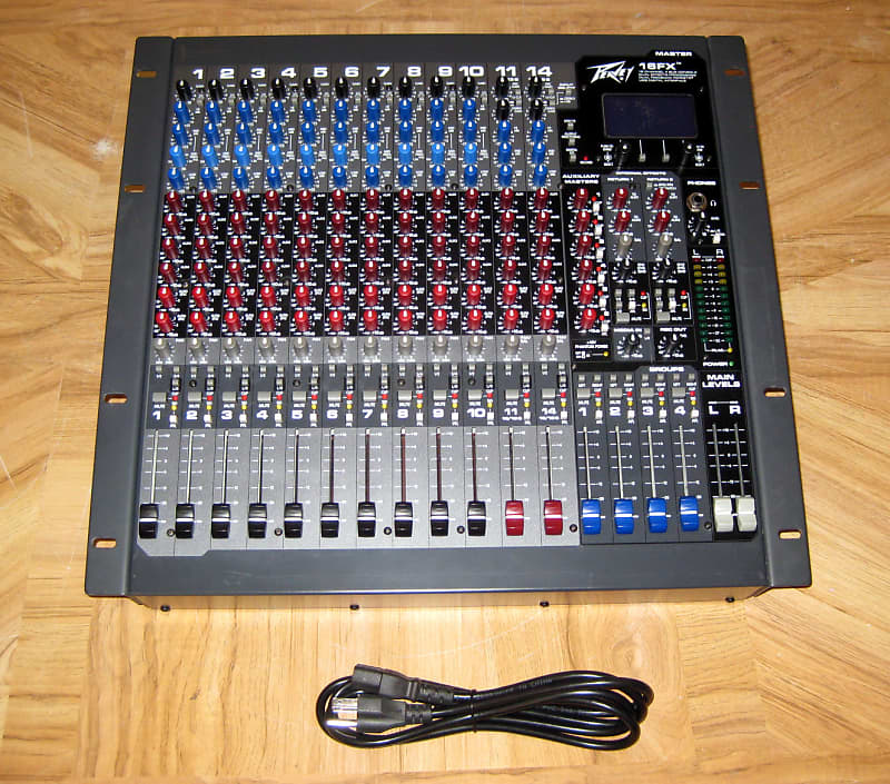 Peavey 16FX 16 Channel Rack Mount Mixer FX USB | Reverb